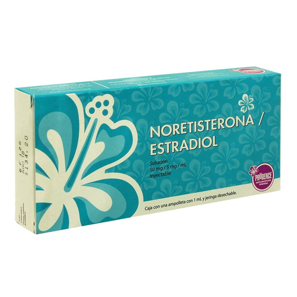 Noretisterona/estradiol Prudence 50 mg/5 mg/ml solución inyectable ...