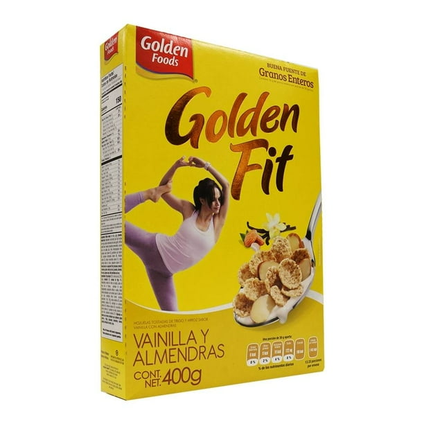 Cereal Golden Foods Golden Fit vainilla y almendras 400 g | Walmart en ...