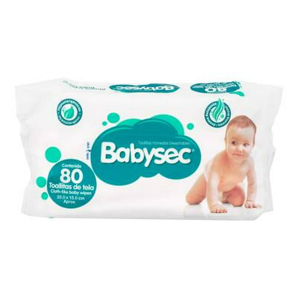Toallitas húmedas Babysec 80 pzas | Walmart en línea