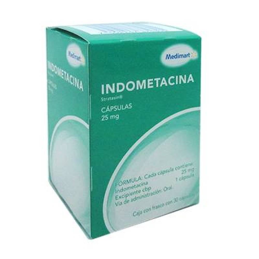 Indometacina Medi Mart 25 mg 30 cápsulas | Walmart en línea