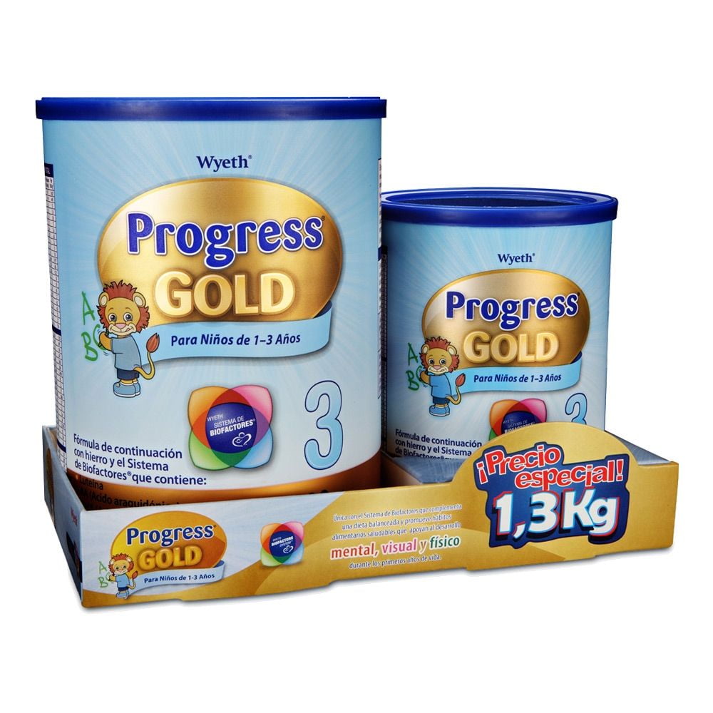 Fórmula láctea Progress Gold 900 g + 400 g | Walmart en línea