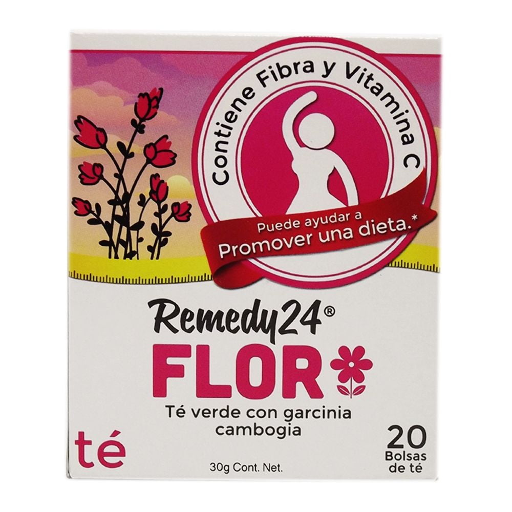 Té verde Remedy 24 flor con garcinia cambogia 20 bolsas | Walmart en línea