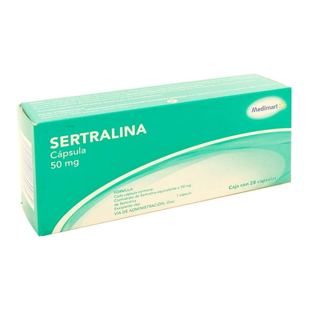 Sertralina Medimart 50 mg 28 cápsulas | Walmart en línea