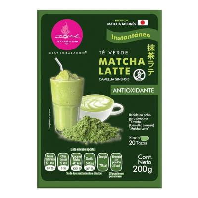 Té verde Zoma matcha latte 200 g | Walmart en línea