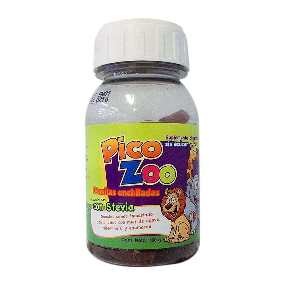 Suplemento alimenticio Pico Zoo gomitas enchiladas sin azúcar 180 g ...