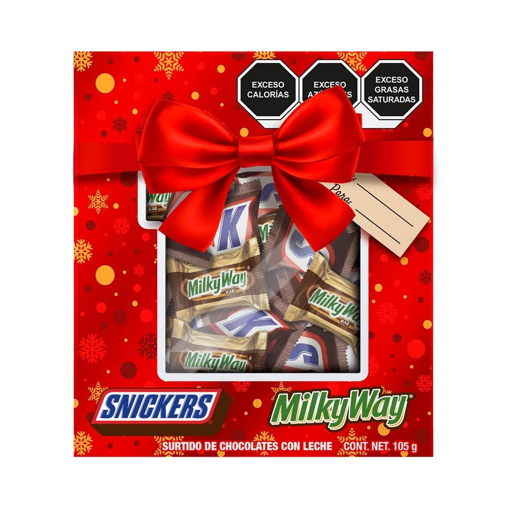 Surtido de chocolates Snickers y Milky Way 105 g | Walmart en línea