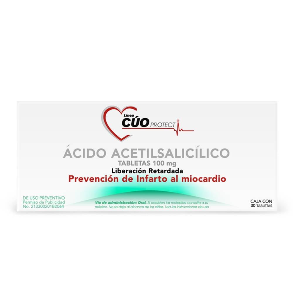 Línea Cúo Protect 100 mg 30 tabletas de liberación retardada | Walmart ...