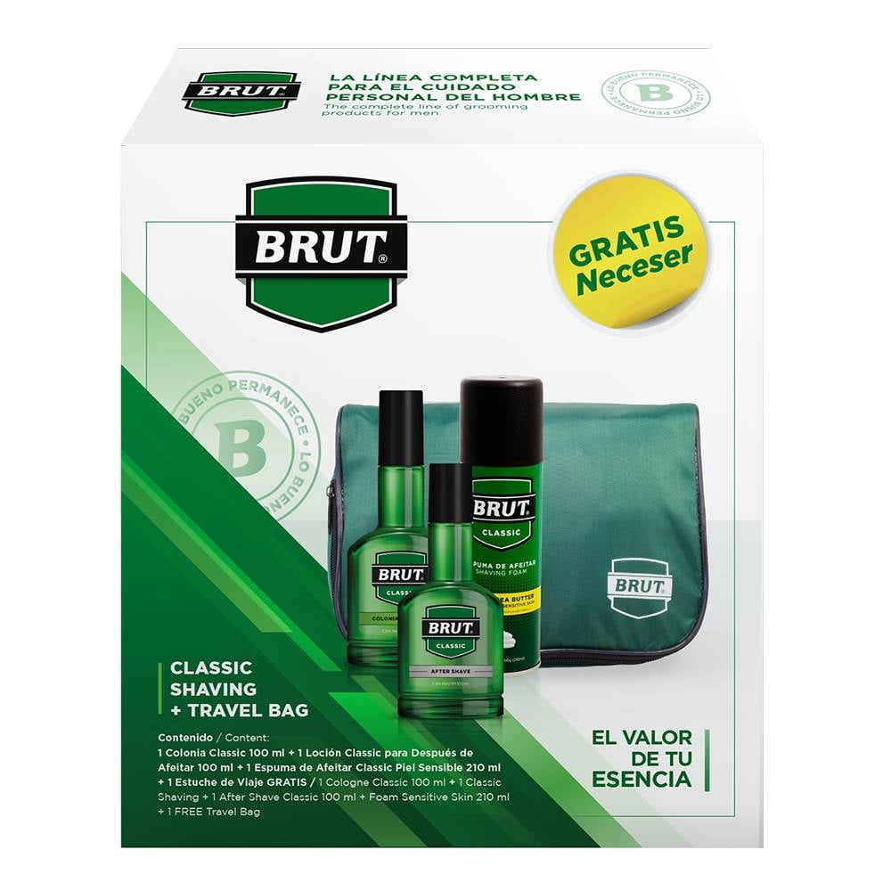 Set colonia Brut Classic 100 ml + loción para después de afeitar 100 ml ...
