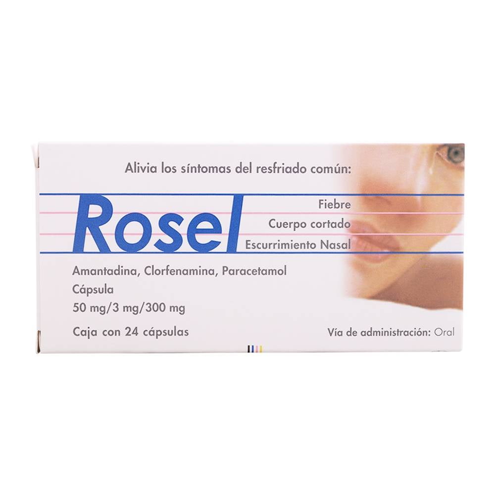 Rosel 50 mg/3 mg/300 mg 24 cápsulas | Walmart en línea