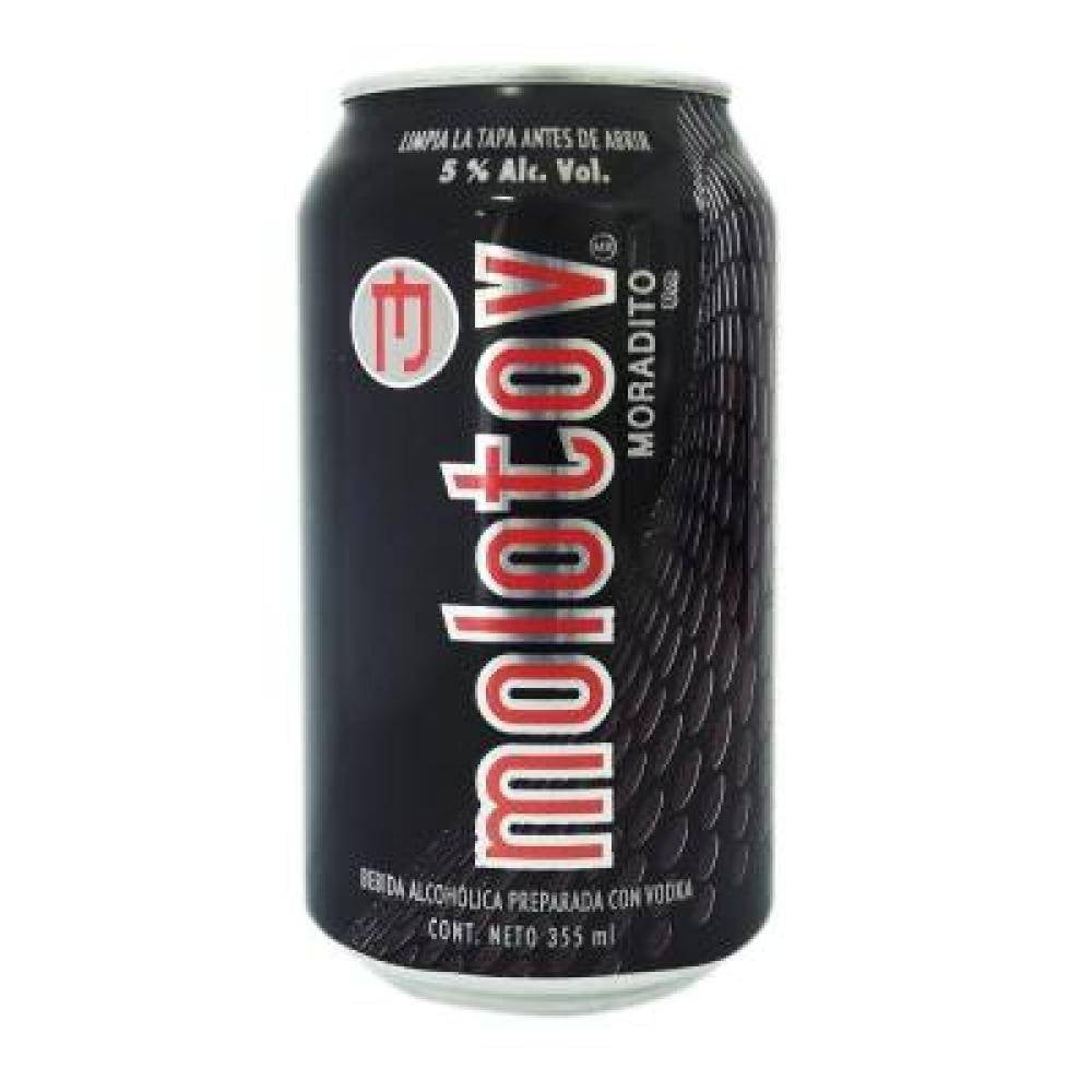 Bebida alcohólica preparada Molotov moradito vodka con uva 355 ml ...