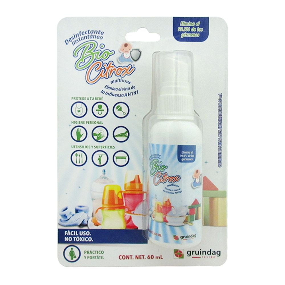Desinfectante Bio Citrox Gruindag instantáneo multiusos 60 ml | Walmart ...