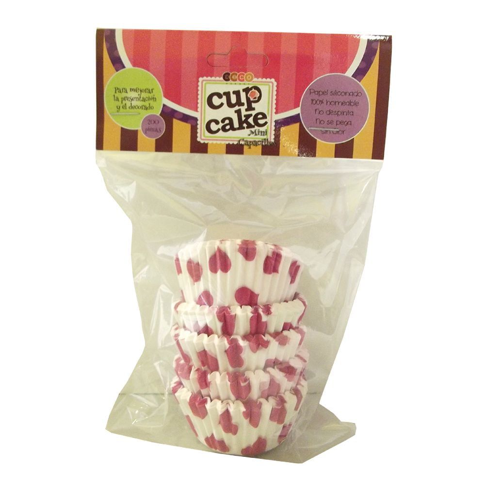 Mini capacillos Deco Bakery cup cake 200 pzas | Walmart en línea