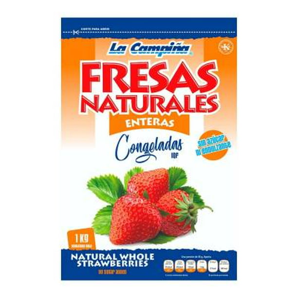 Fresas enteras La Campiña 1 kg | Walmart en línea