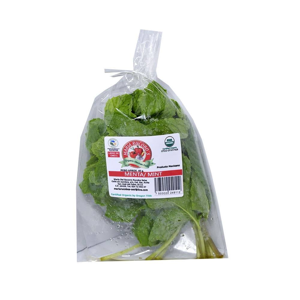 Menta Maria Rucobo's orgánica 40 g | Walmart en línea