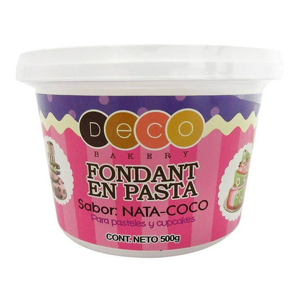 Fondant Deco en pasta sabor nata coco 500 g | Walmart en línea