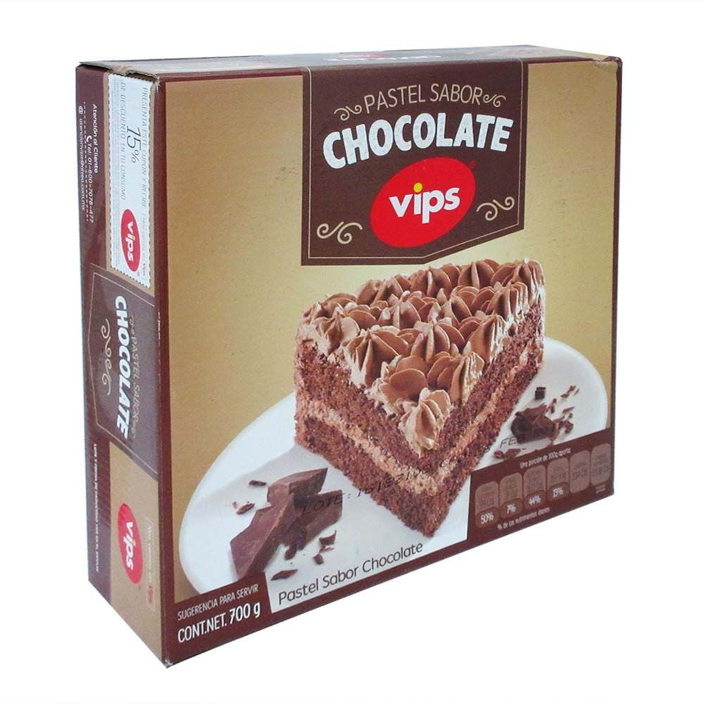 Pastel Vips sabor chocolate 700 g | Walmart en línea