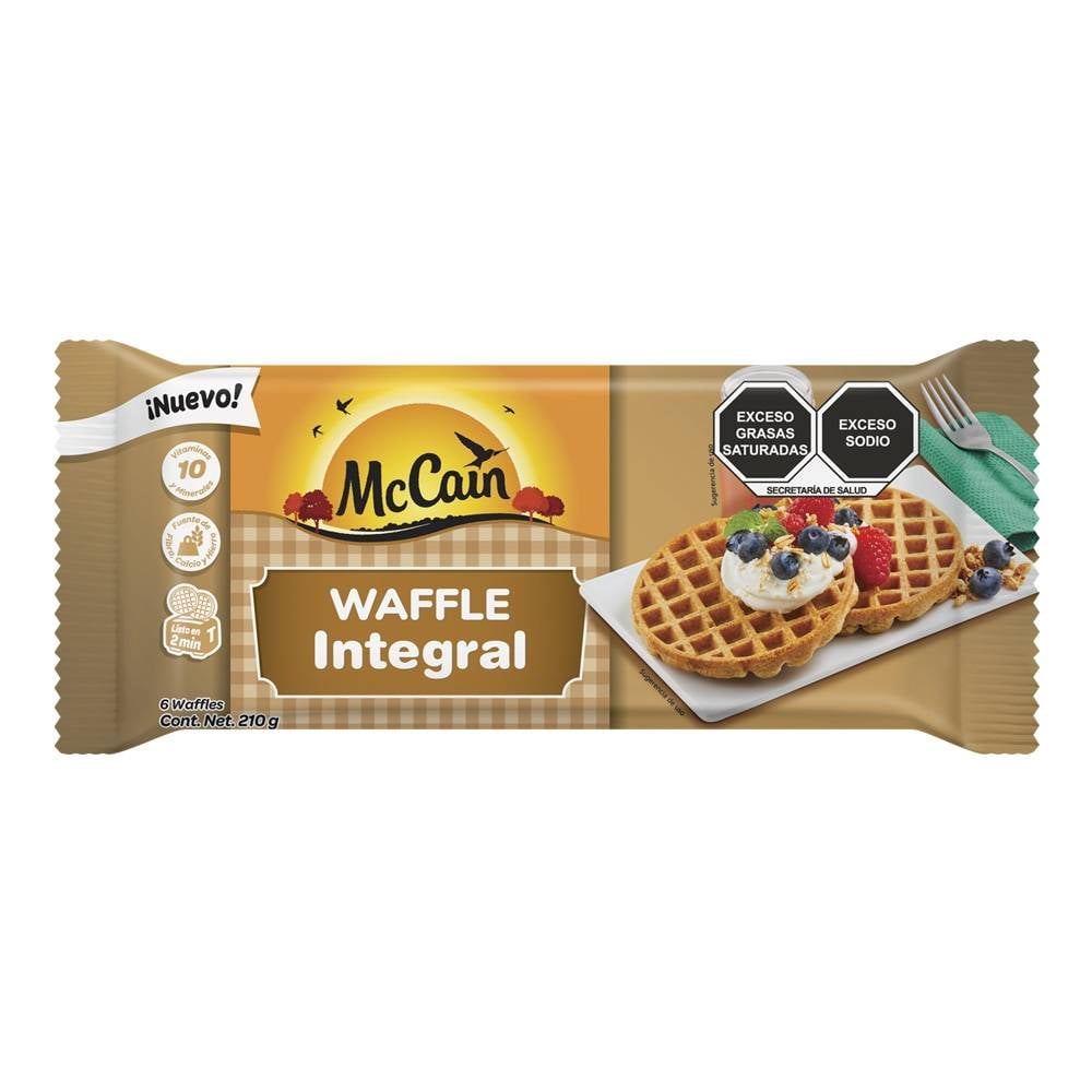 Waffles Mc Cain integral 6 pzas 210 g | Walmart en línea