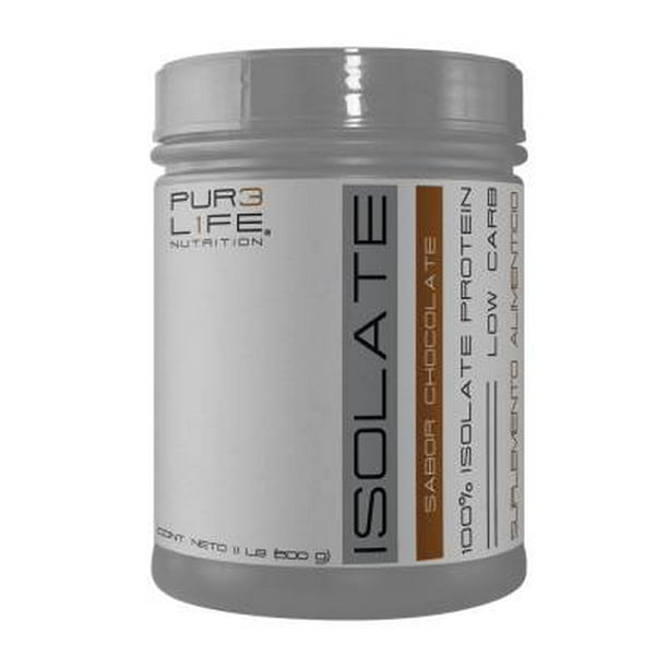 Suplemento alimenticio Pur3 L1fe 100 % protein isolate sabor chocolate 500 g | Walmart en línea