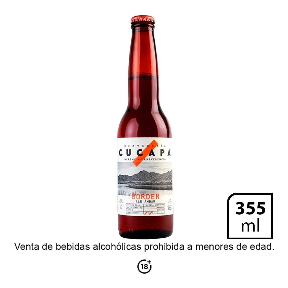 Cerveza Cucapá border ale ámbar 355 ml | Walmart en línea