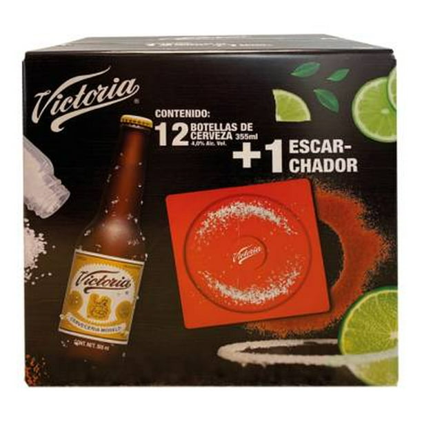 Cerveza Victoria 355 ml 12 pack + escarchador | Walmart en línea