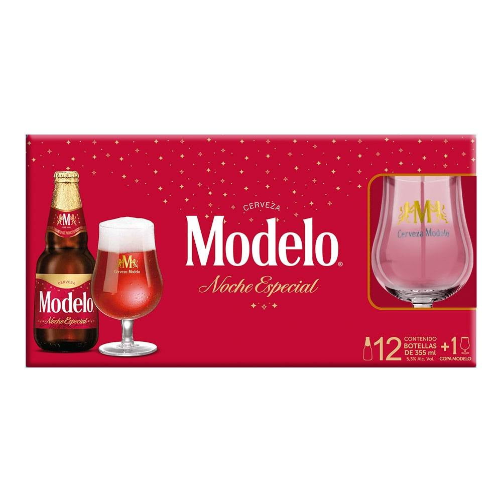 Cerveza Modelo noche especial 12 botellas de 355 ml + 1 copa | Walmart ...