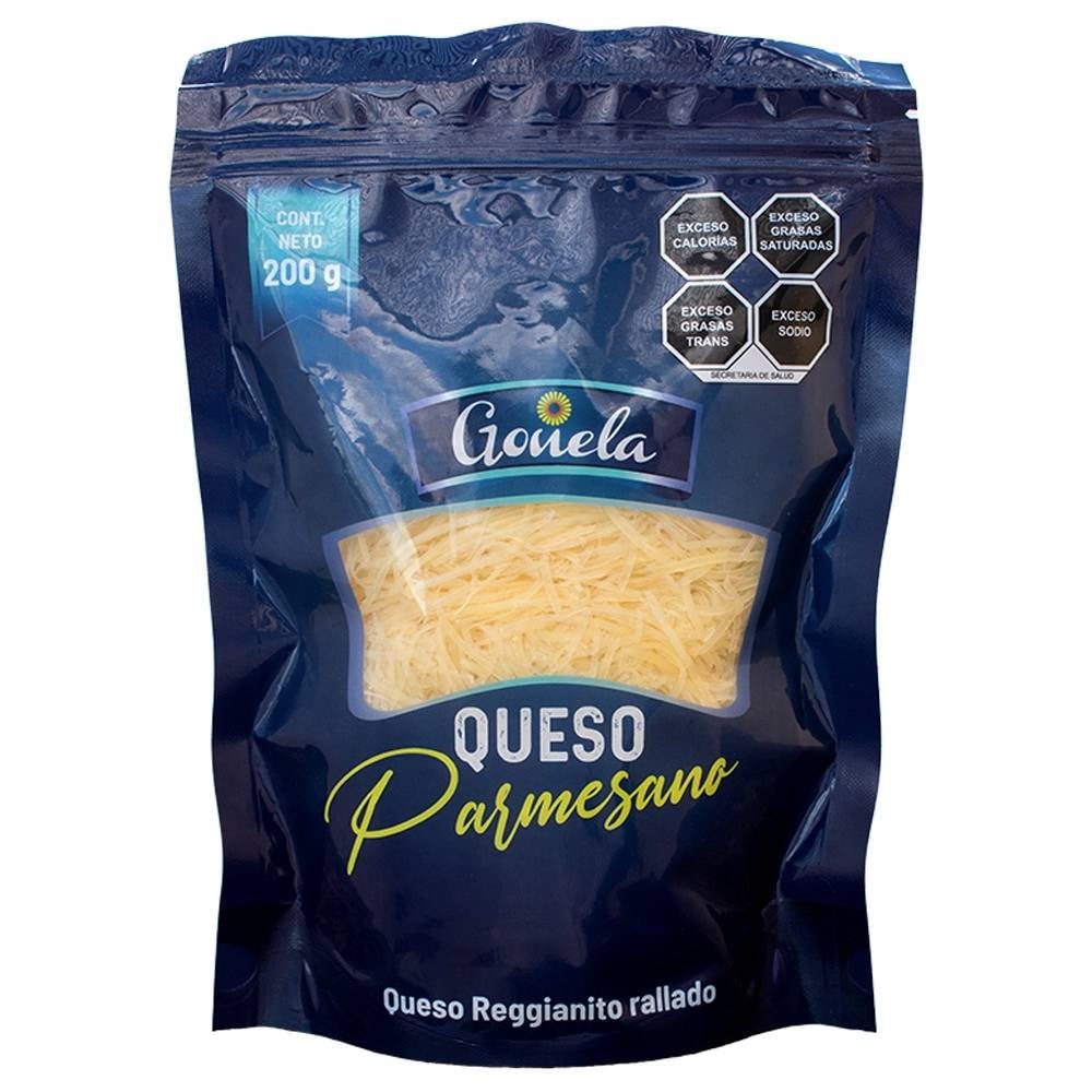 Queso parmesano Gonela rallado 200 g || Bodega Aurrera Despensa a tu Casa