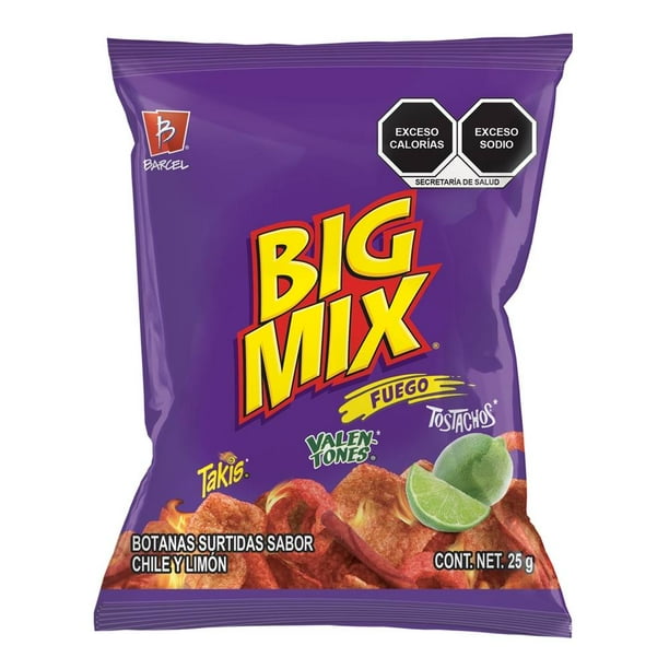 Big Mix Barcel fuego de 25 g | Walmart en línea