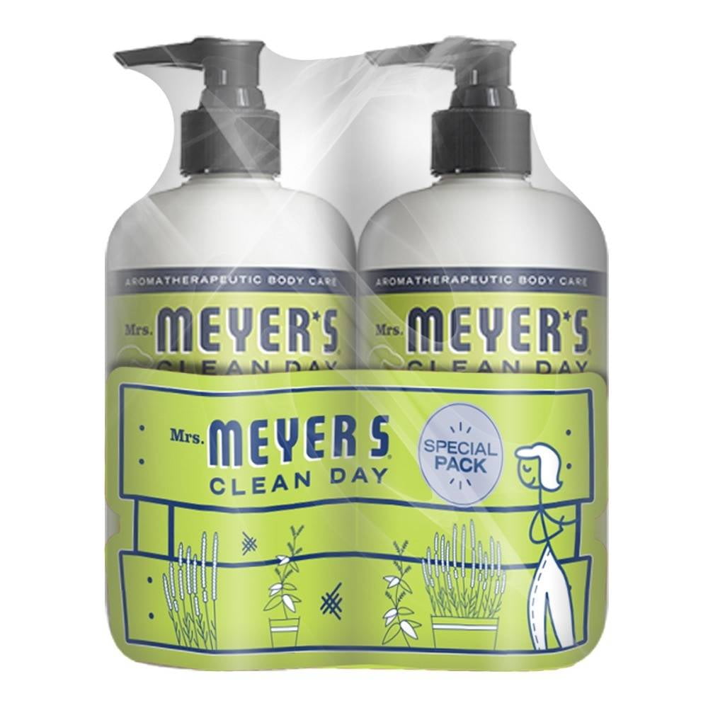 Jabón líquido y crema Mrs. Meyer's Clean Day para manos pack con 2 pzas ...