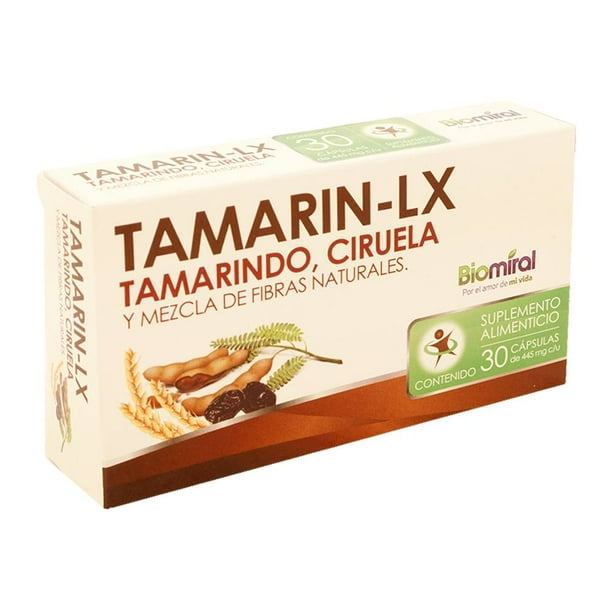 Suplemento alimenticio Tamarin-LX 445 mg 30 cápsulas | Bodega Aurrera ...