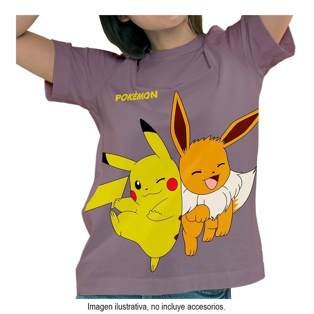 Playera Pokémon Talla CH Morada | Walmart en línea