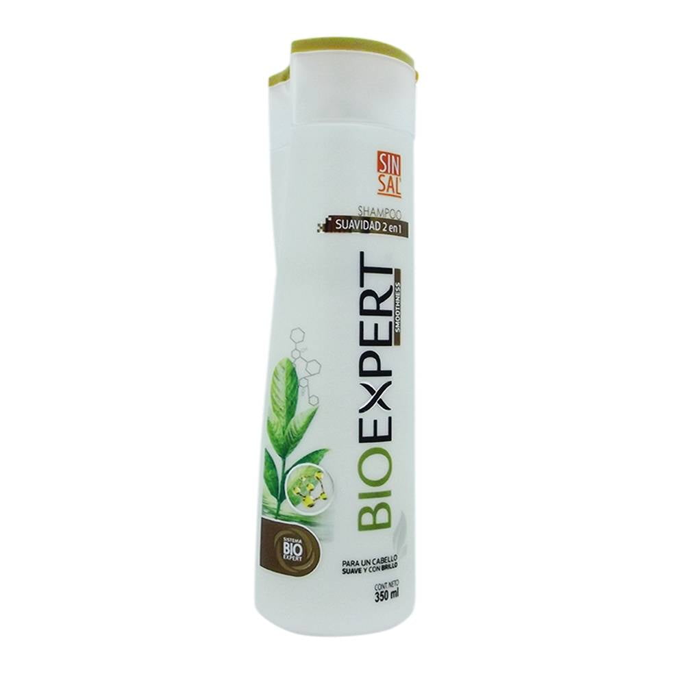 Shampoo Bio Expert Smoothness suavidad 2 en 1 con extracto de algodón ...