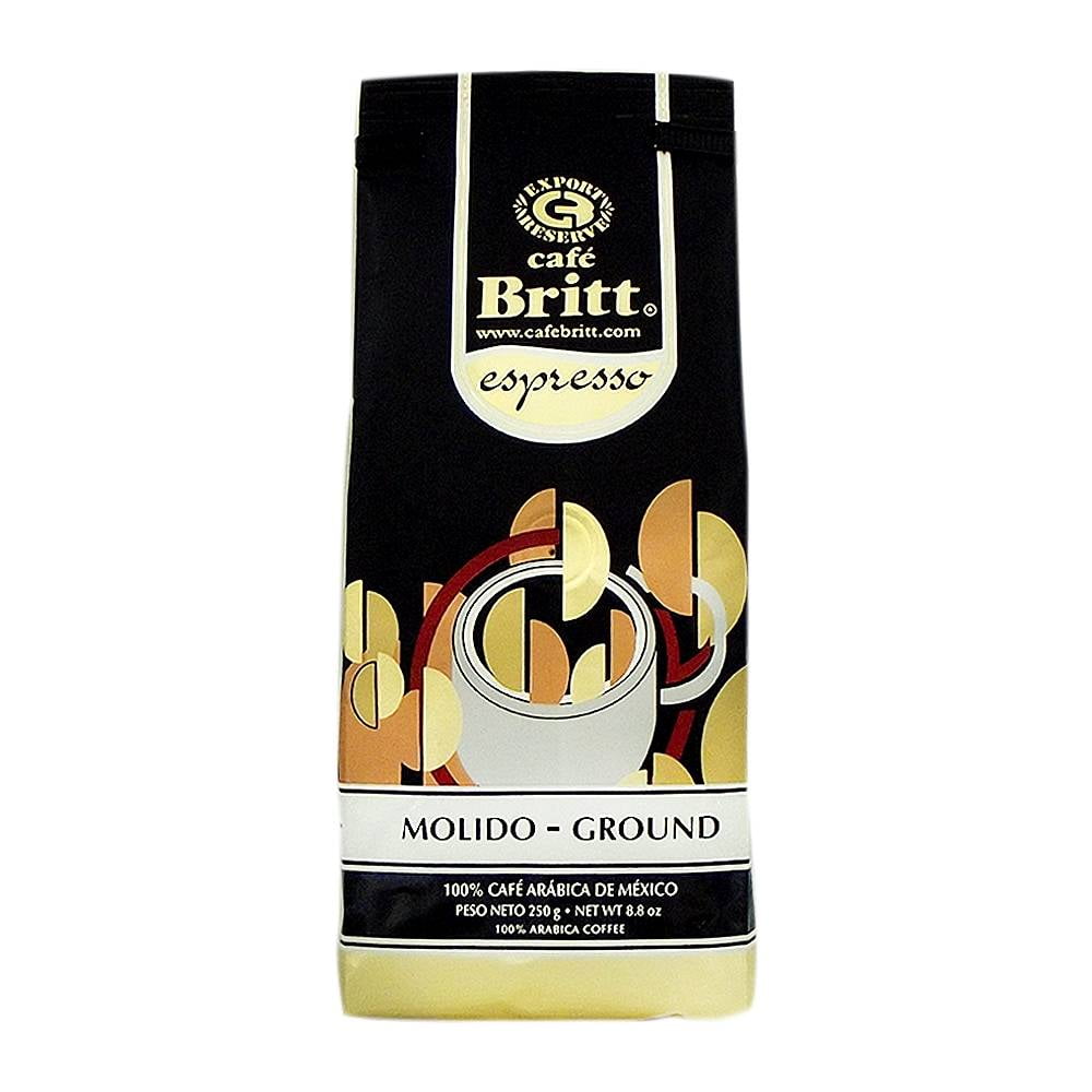 Café Britt molido espresso 250 g | Walmart en línea