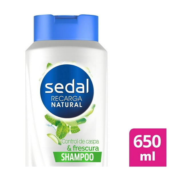 Shampoo Sedal recarga natural control caspa & frescura 650 ml | Walmart ...