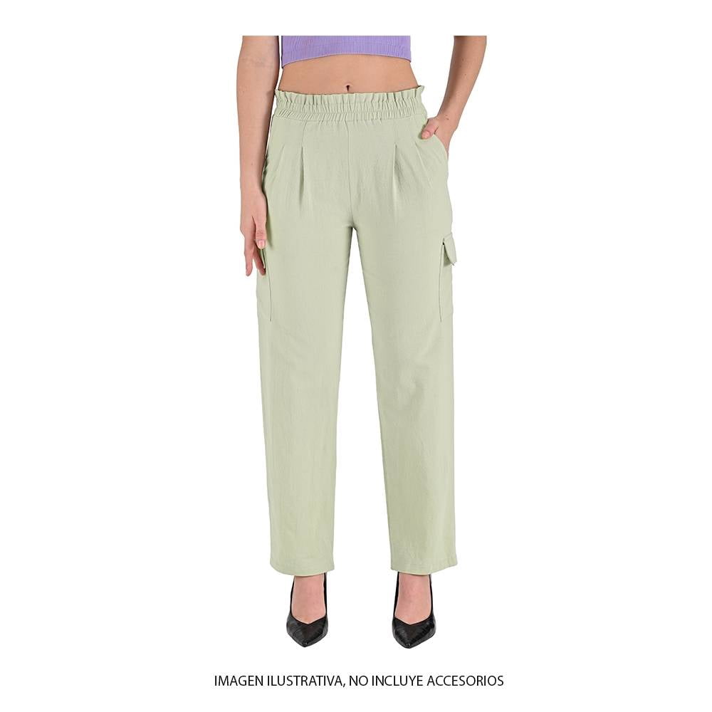 Pantalón George Talla G con Pretina Smock y Bolsas de Cargo Sague ...