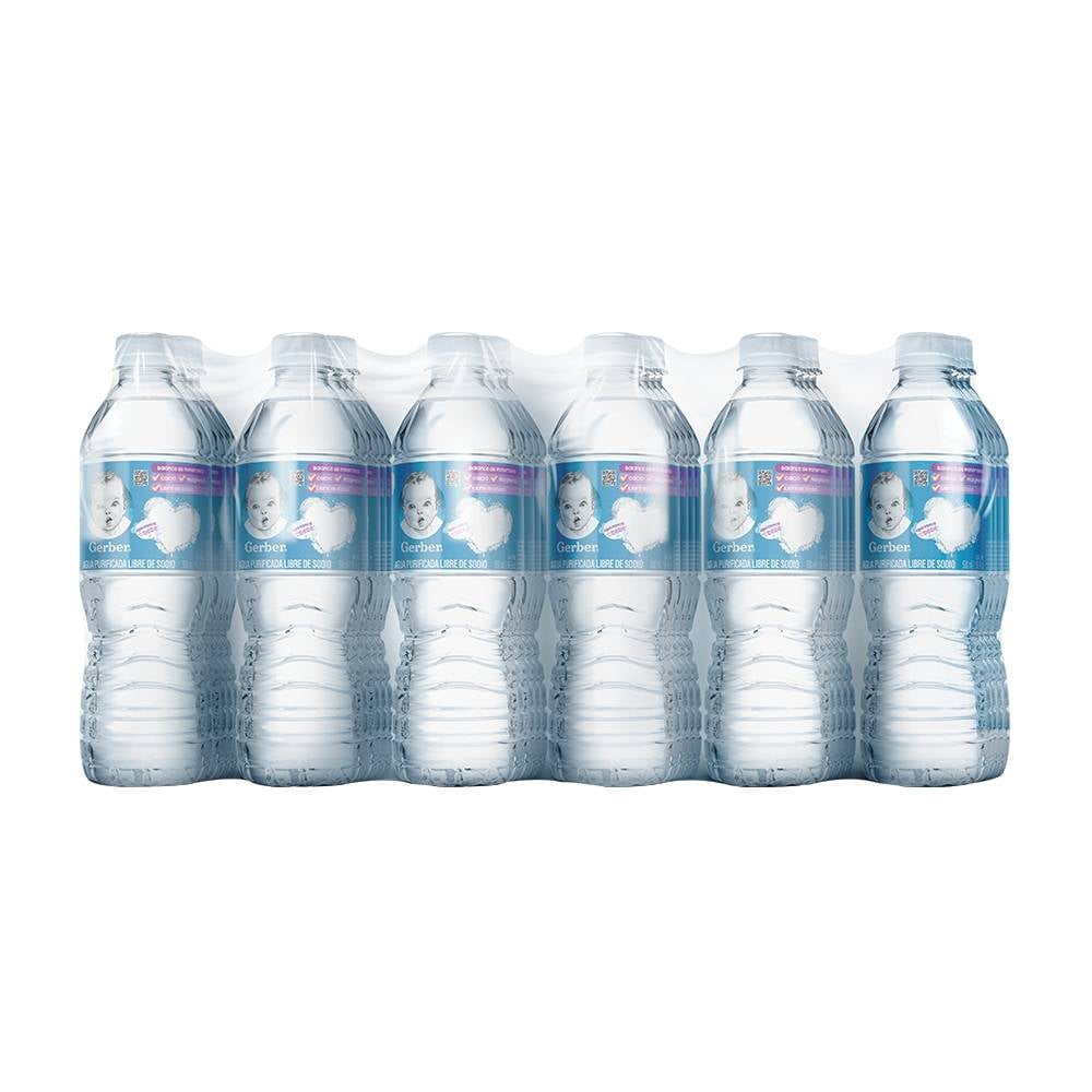 Agua purificada Gerber 24 pzas de 500 ml c/u | Walmart en línea