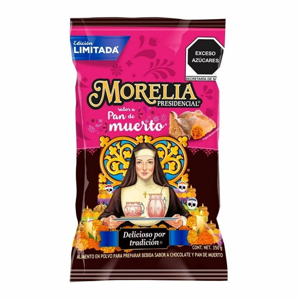 Chocolate en polvo Morelia Presidencial sabor pan de muerto 350 g ...