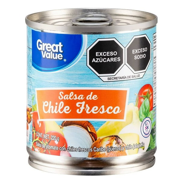 Salsa Great Value de chile fresco 220 g | Walmart en línea
