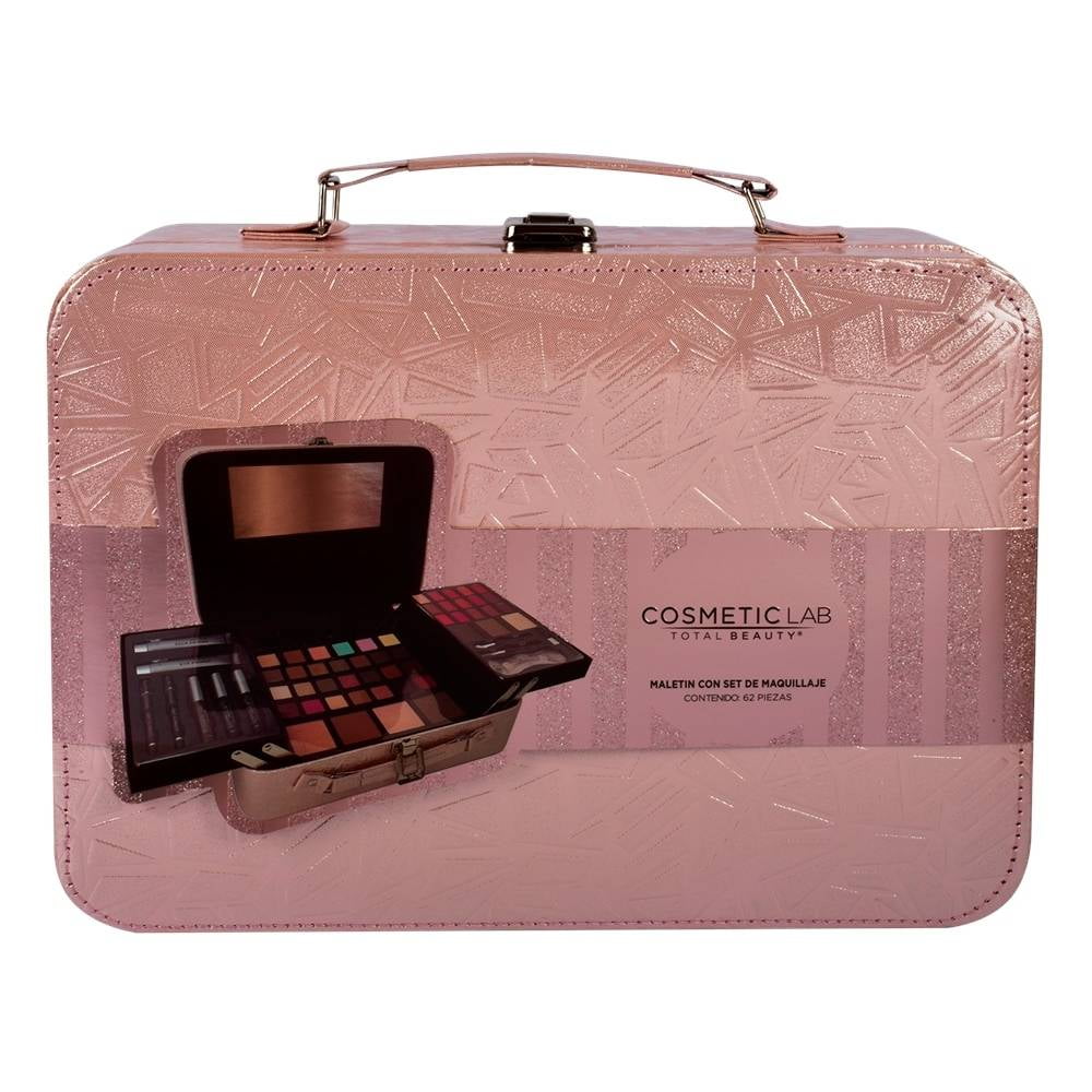 Set de maquillaje Cosmetic Lab Total Beauty 62 pzas + maletín | Walmart ...