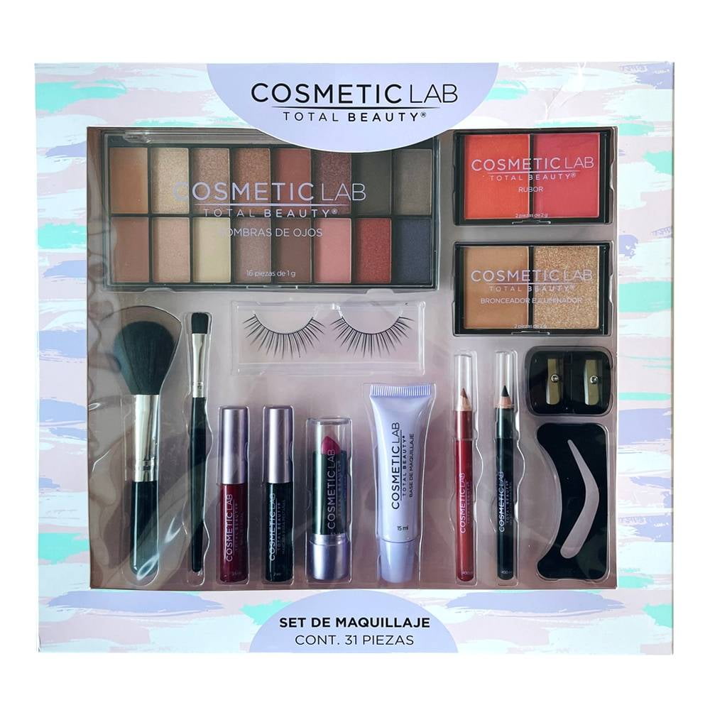 Set de maquillaje Cosmetic Lab 31 pzas | Walmart en línea