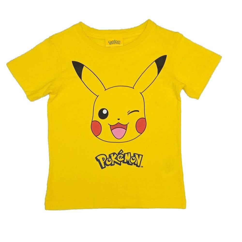 Playera Pokémon Talla 6 Manga Corta con Estampado Pikachu Amarillo ...