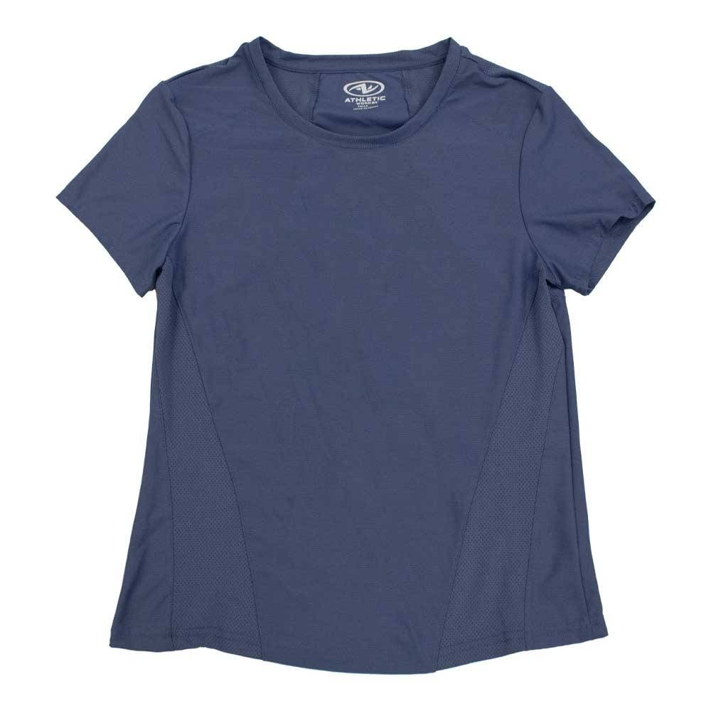 Playera Athletic Works para Dama con Textura Azul Talla G || Bodega ...