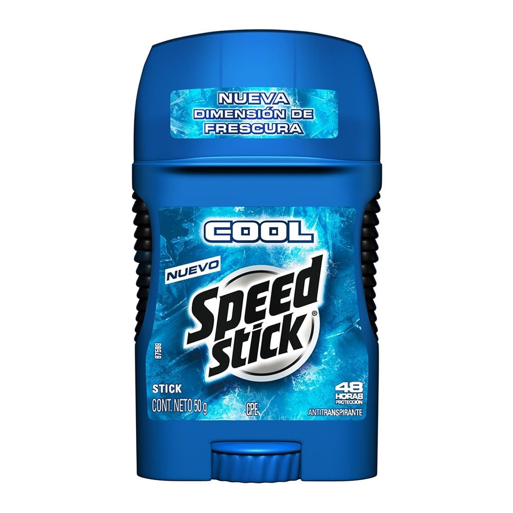 Antitranspirante Speed Stick cool azul en barra para caballero 50 g ...