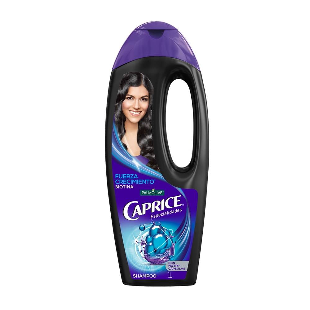 Shampoo Caprice fuerza y crecimiento biotina 1 l | Walmart en línea