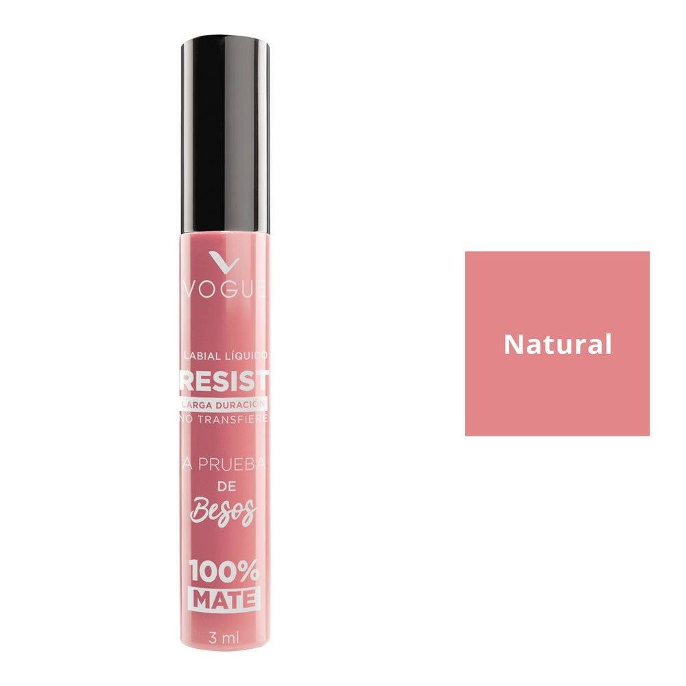 Labial líquido Vogue Resist mate natural 3 ml | Walmart en línea