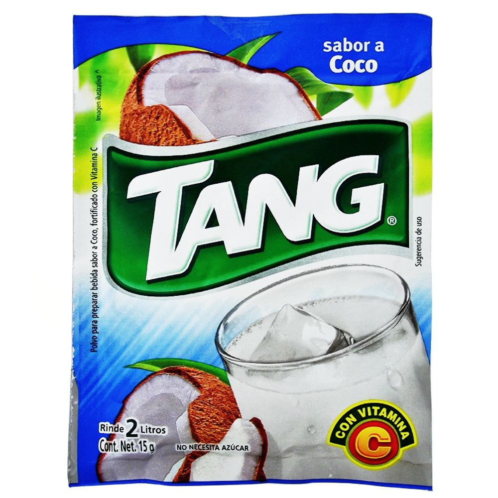 Polvo para preparar bebida Tang sabor coco 15 g | Walmart en línea