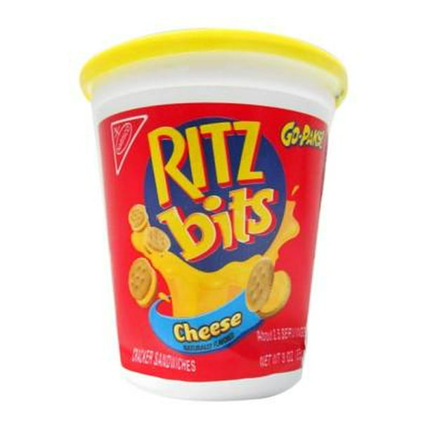 Galletas Ritz go paks! bits con relleno sabor queso 85 g | Walmart en línea
