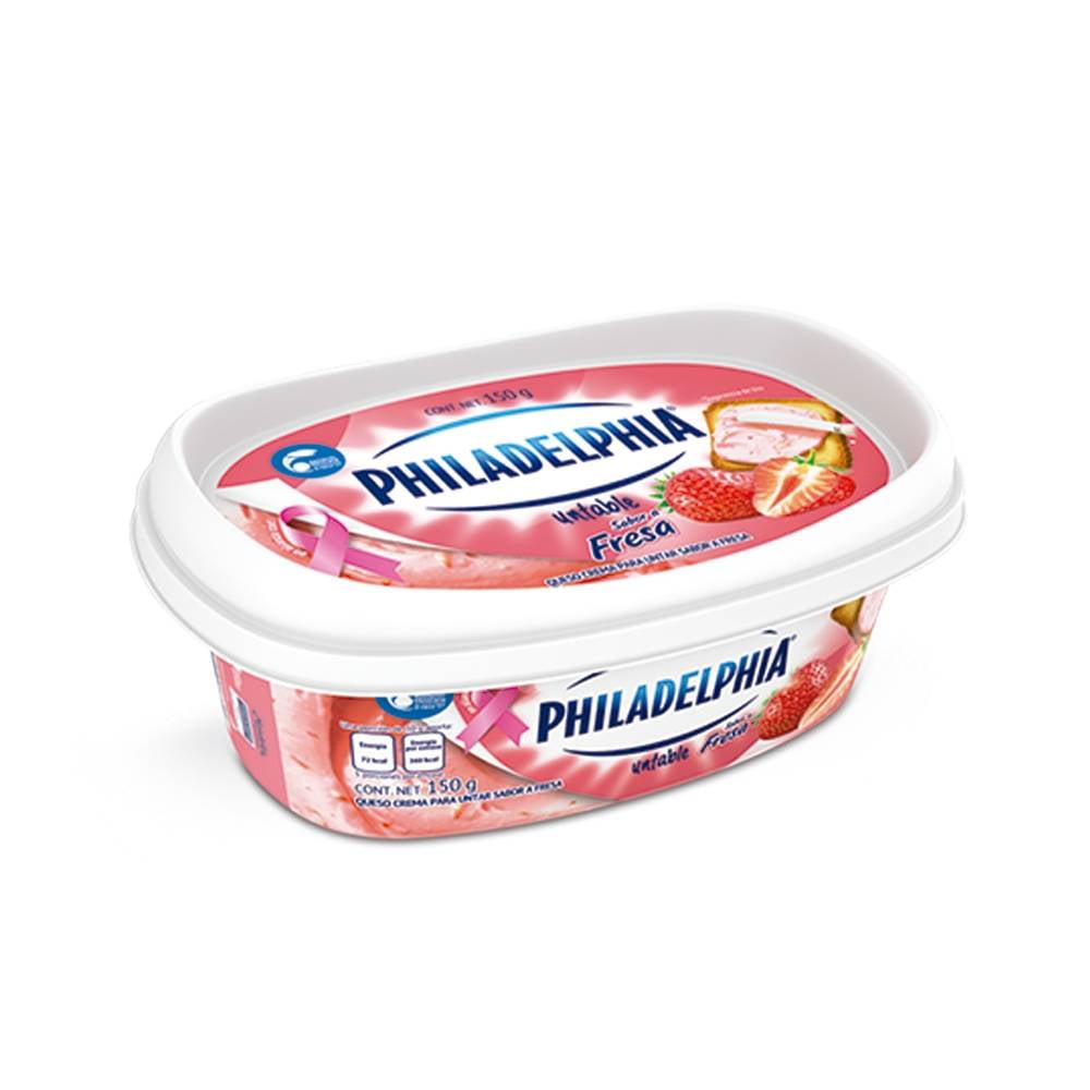 Queso crema Philadelphia sabor fresa untable 150 g | Walmart en línea