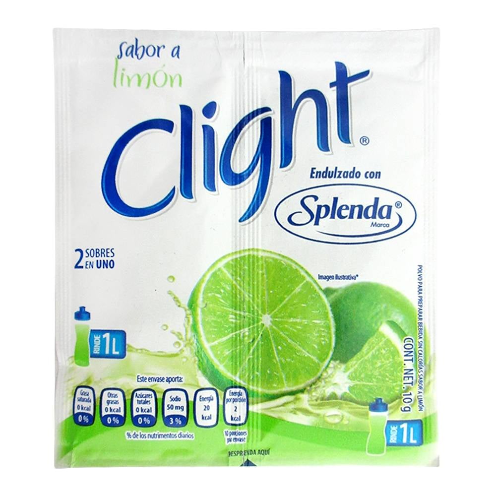 Polvo para preparar bebida Clight sabor limón 10 g | Walmart en línea
