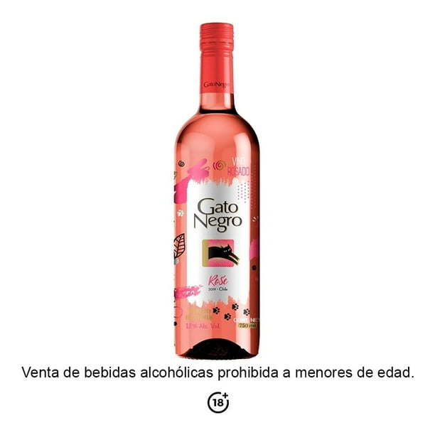 Vino rosado Gato Negro Rosé 750 ml | Walmart en línea