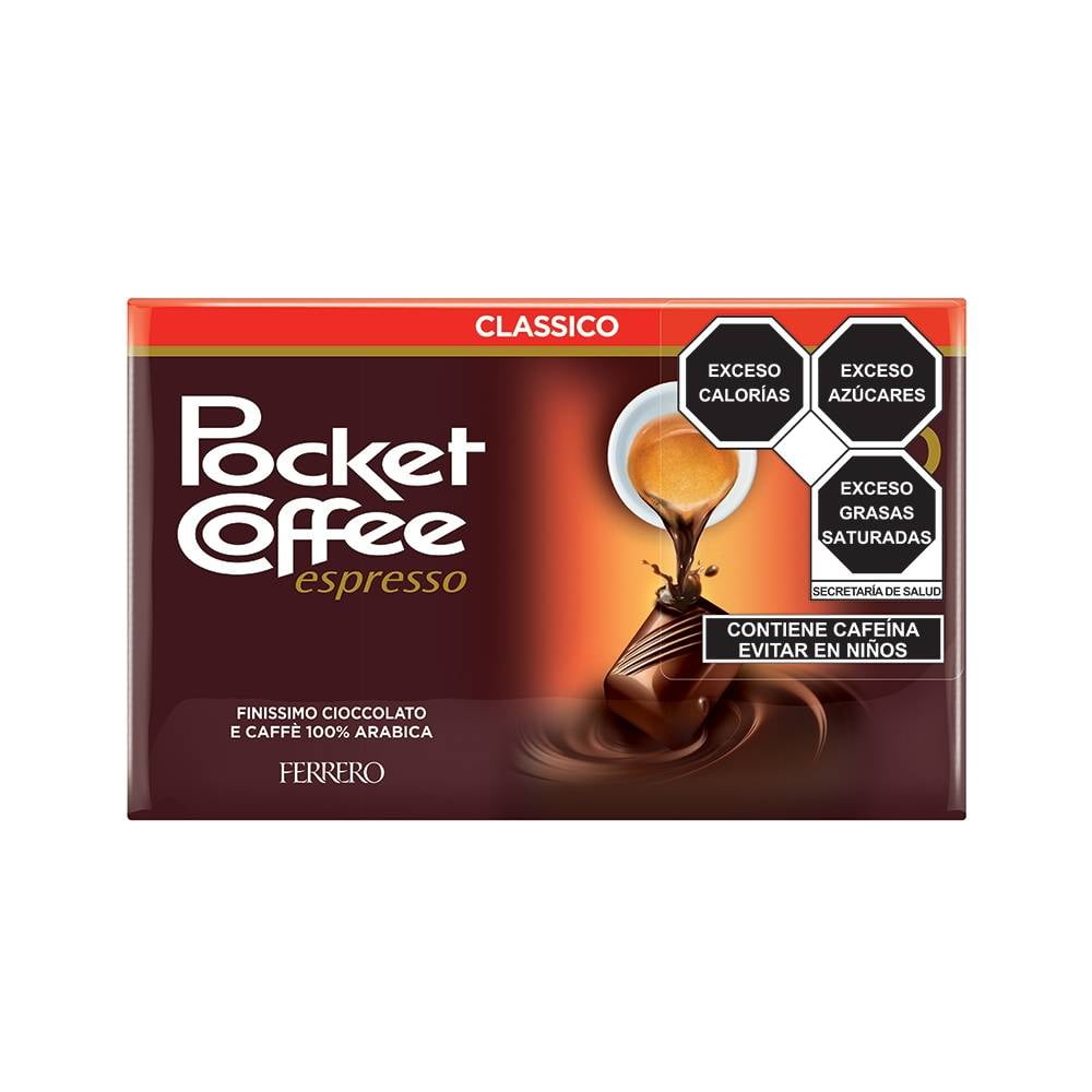 Chocolate Ferrero Pocket Coffee espresso 125 g | Walmart en línea